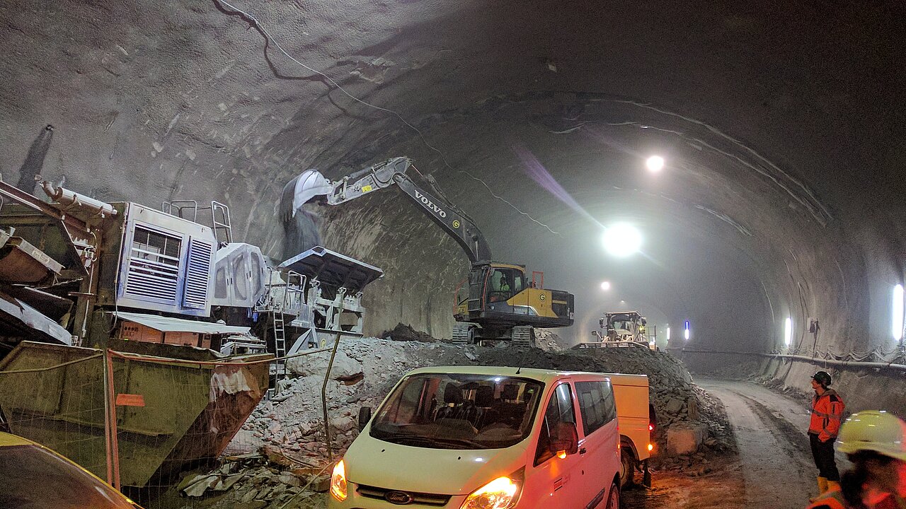 Brenner Base Tunnel: Site visit by Amberg Engineering Brenner Base Tunnel: Site visit by Amberg Engineering